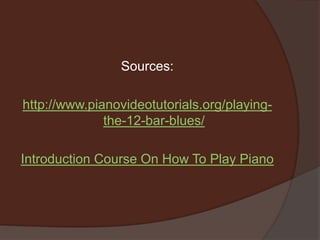 Playing the 12_bar_blues | PPTX