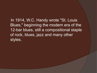 Playing the 12_bar_blues | PPTX | Blues | Music