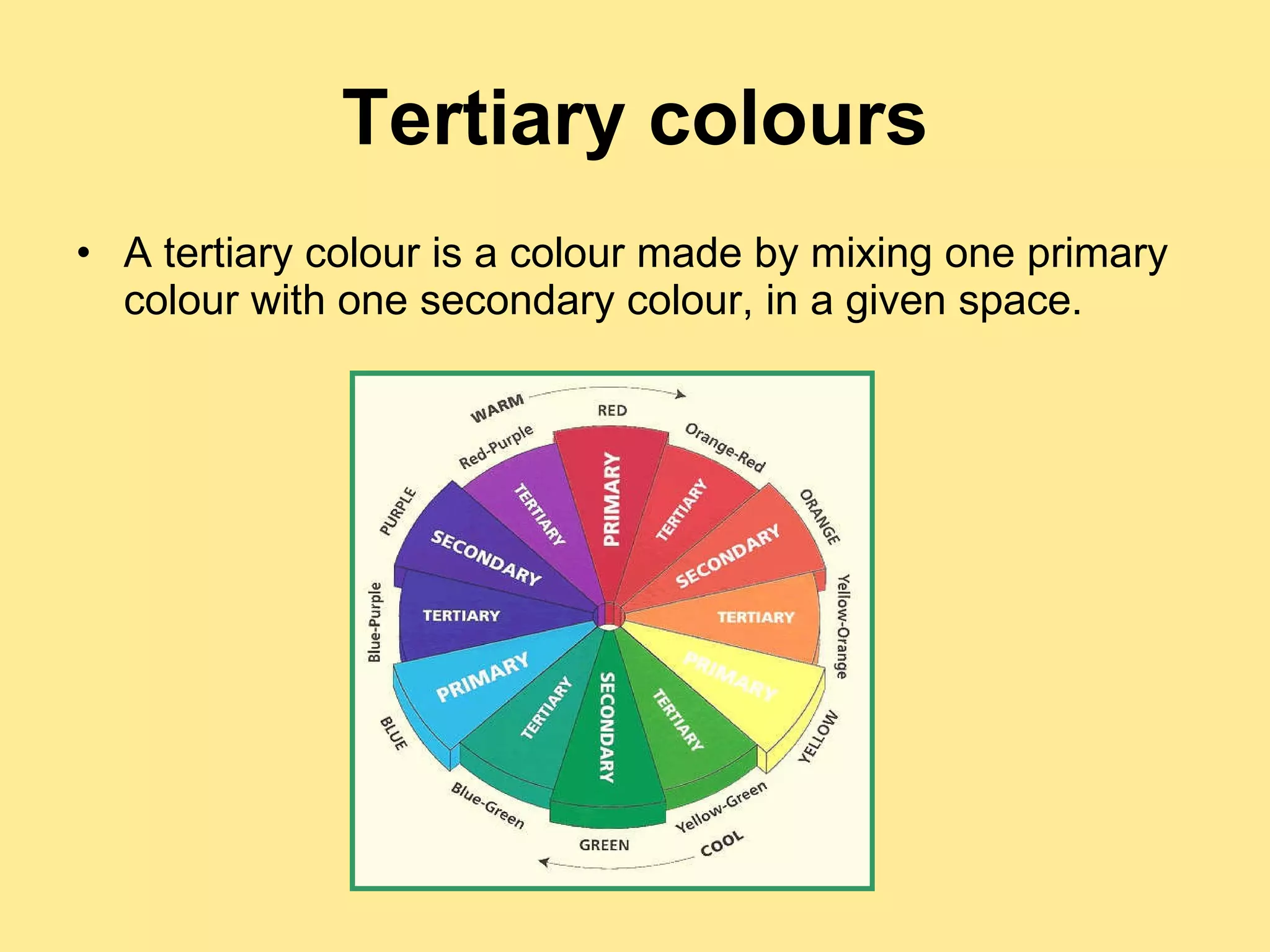 Plimary, secondary and tertiary colours | PPT