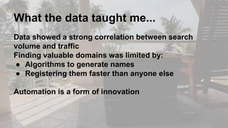 Playing with Data for Fun and Profit | PPT