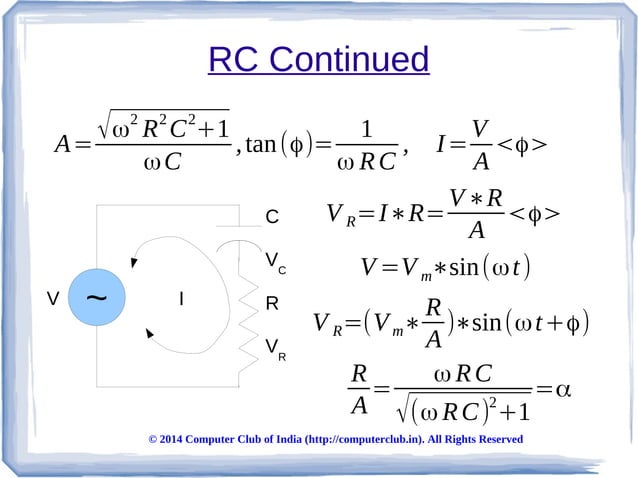 Playing with R L C Circuits | PPT