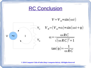 Playing with R L C Circuits | PPT
