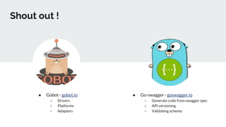 Playing with robots in golang | PPTX
