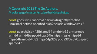 Playing with robots in golang | PPTX