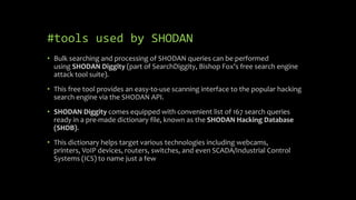 Playing with shodan | PPTX