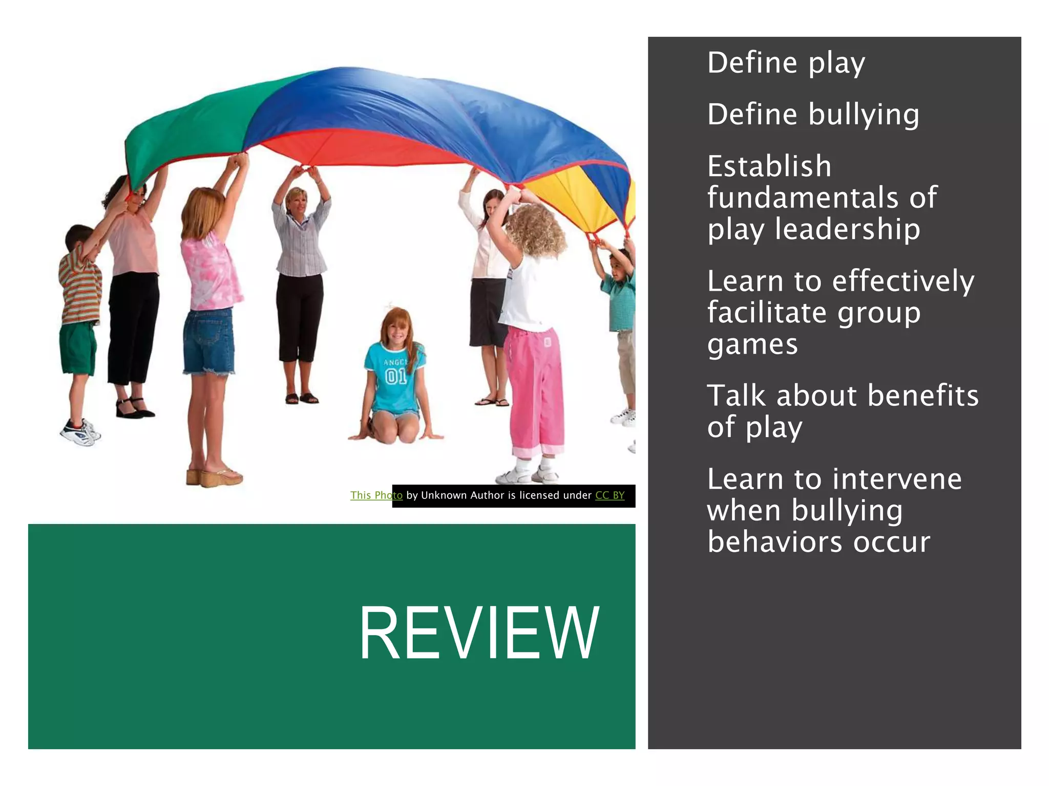 Cooperative Games to Prevent Bullying Behaviors | PPT