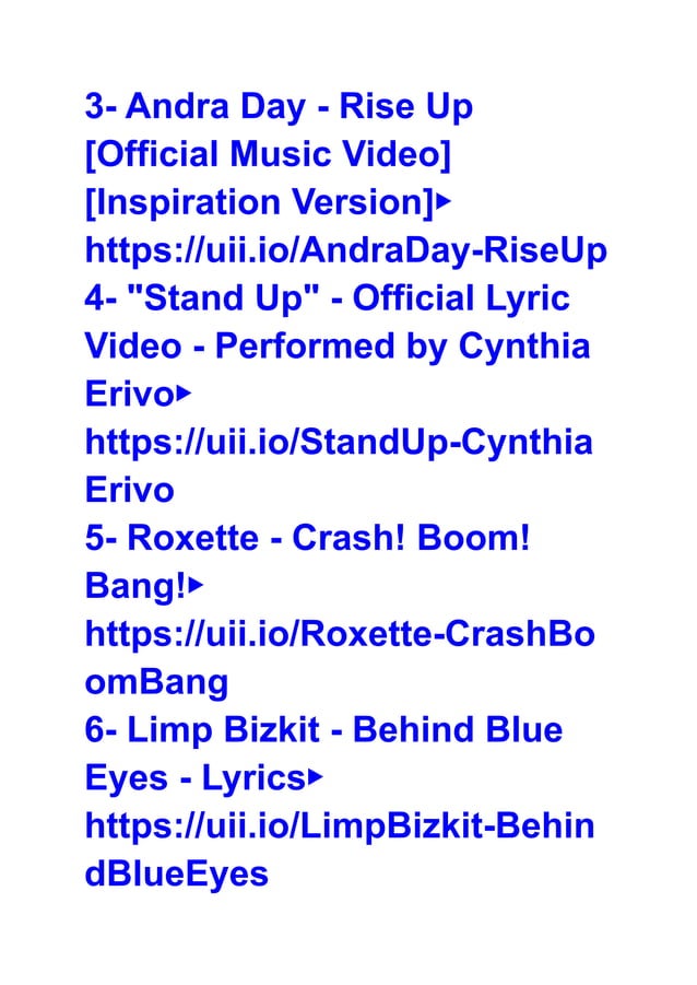 BEST PLAYLIST EVER | PDF