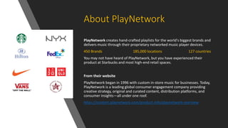PlayNetwork: UX Design Process and Artifacts | PPT