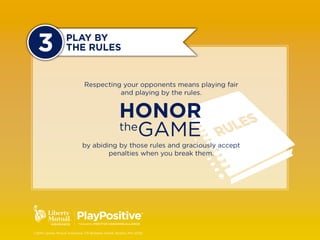 10 Ways to Respect Your Opponent | PDF