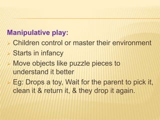 Play in children ppt presentation | PPTX