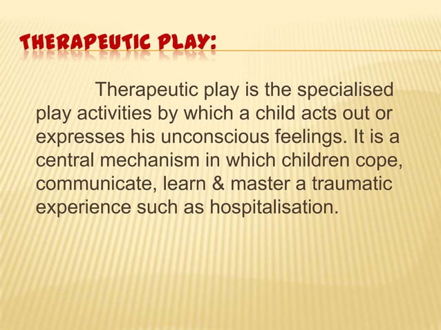 Play in children ppt presentation | PPTX | Physical Therapy | Wellness