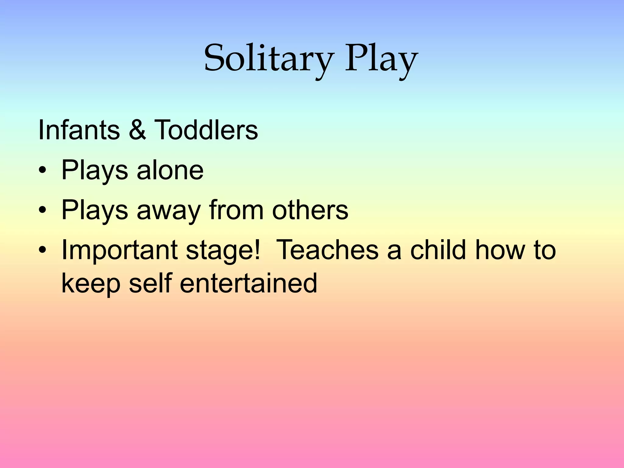 The Importance of Play | PPTX