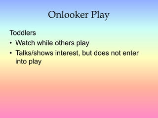 The Importance of Play | PPTX