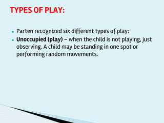 Play in growth &development | PPT