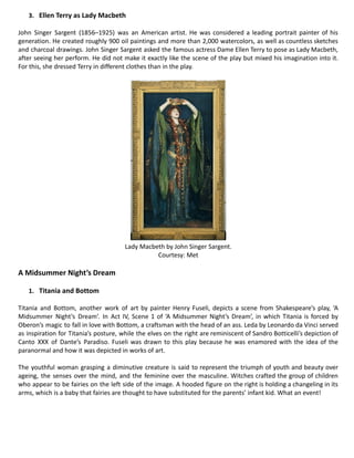 Plays by William Shakespeare and the Painter’s Creation.pdf