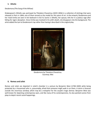 Plays by William Shakespeare and the Painter’s Creation.pdf