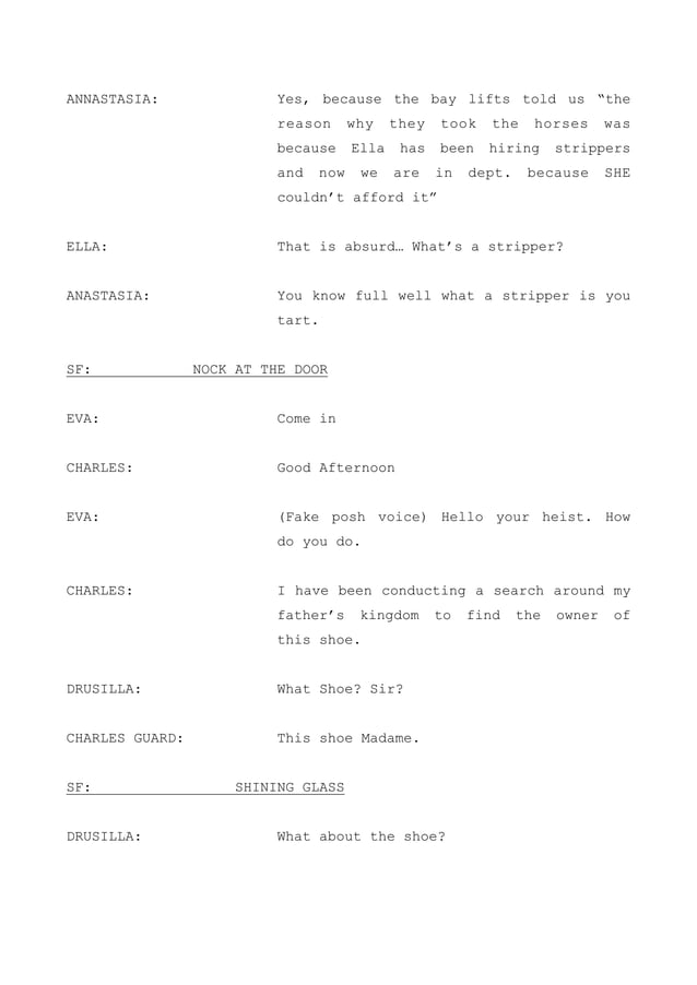 Cinderella radio play script FINAL | PDF