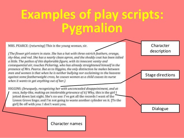 Play scripts teacher as writer