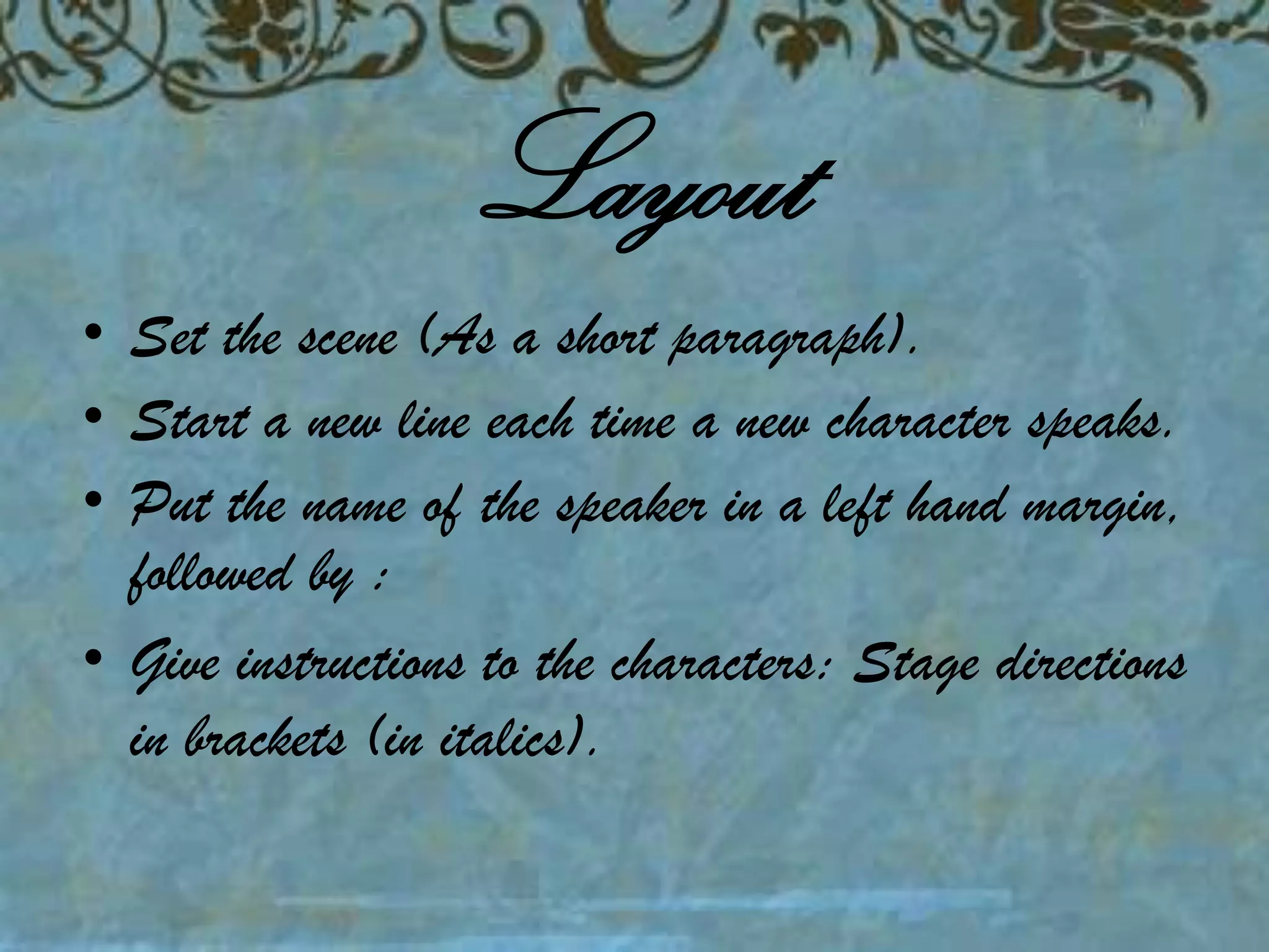 Playscriptwriting | PPT
