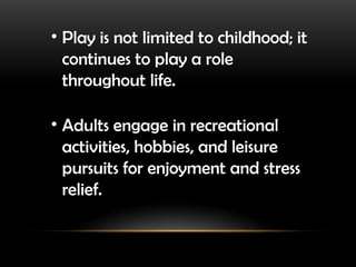 Plays and its definitions and its types and its characteristics and its ...