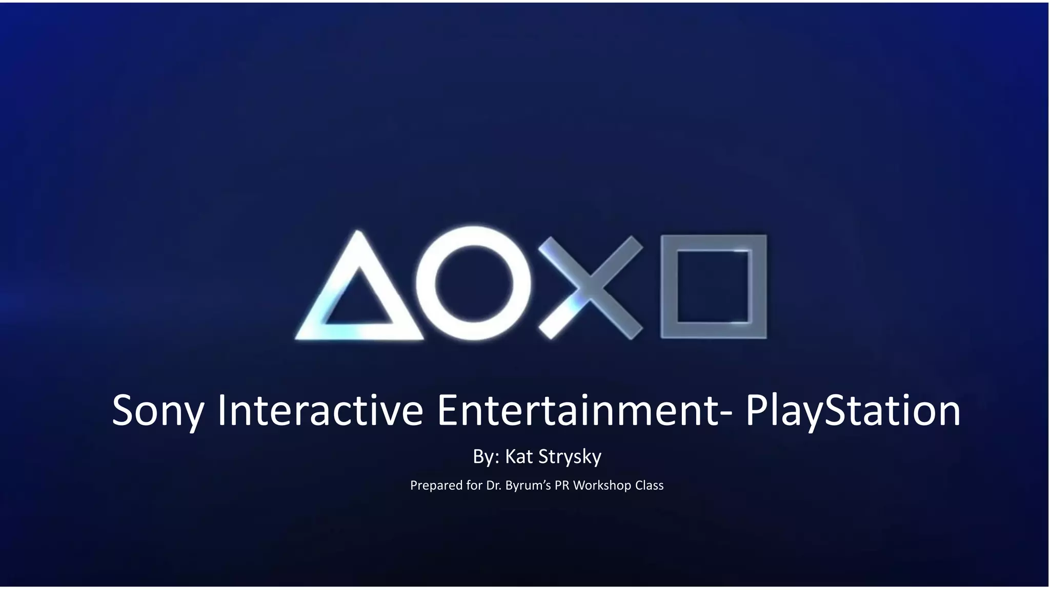 Playstation Presentation | PDF