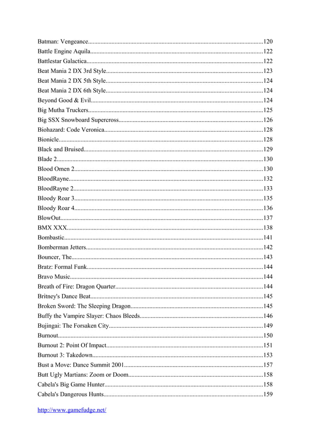 Playstation 2 cheats | PDF | Free Download