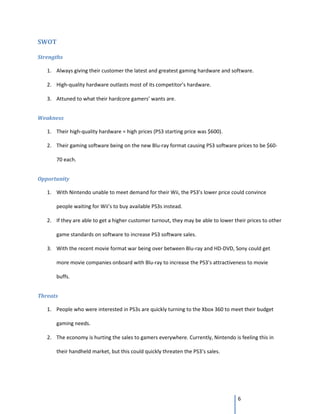 Playstation 3 marketing_plan | PDF