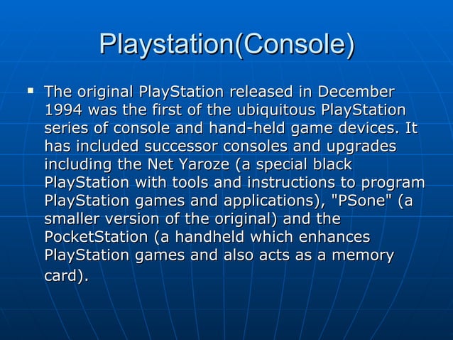 Playstation | PPT