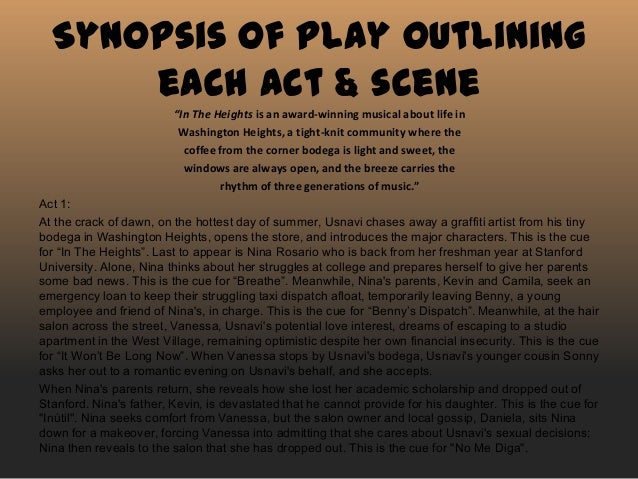 Play synopsis