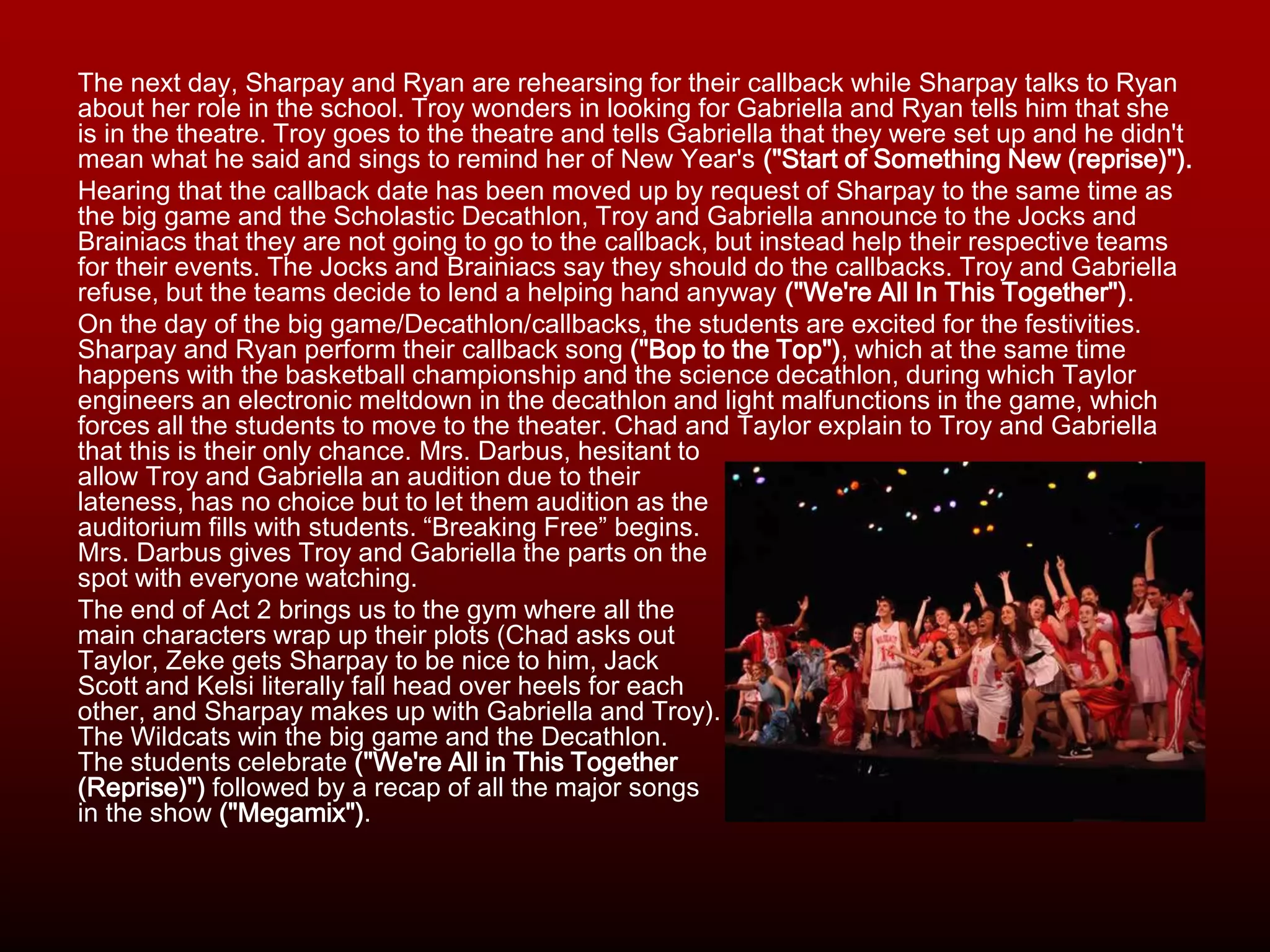 Play synopsis | PPTX