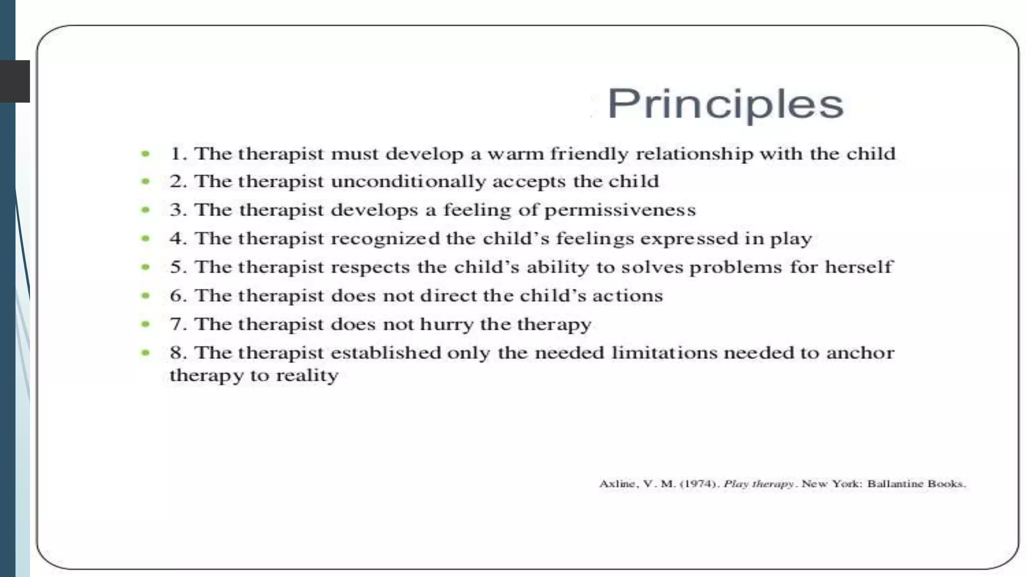 Play therapy ppt | PPTX