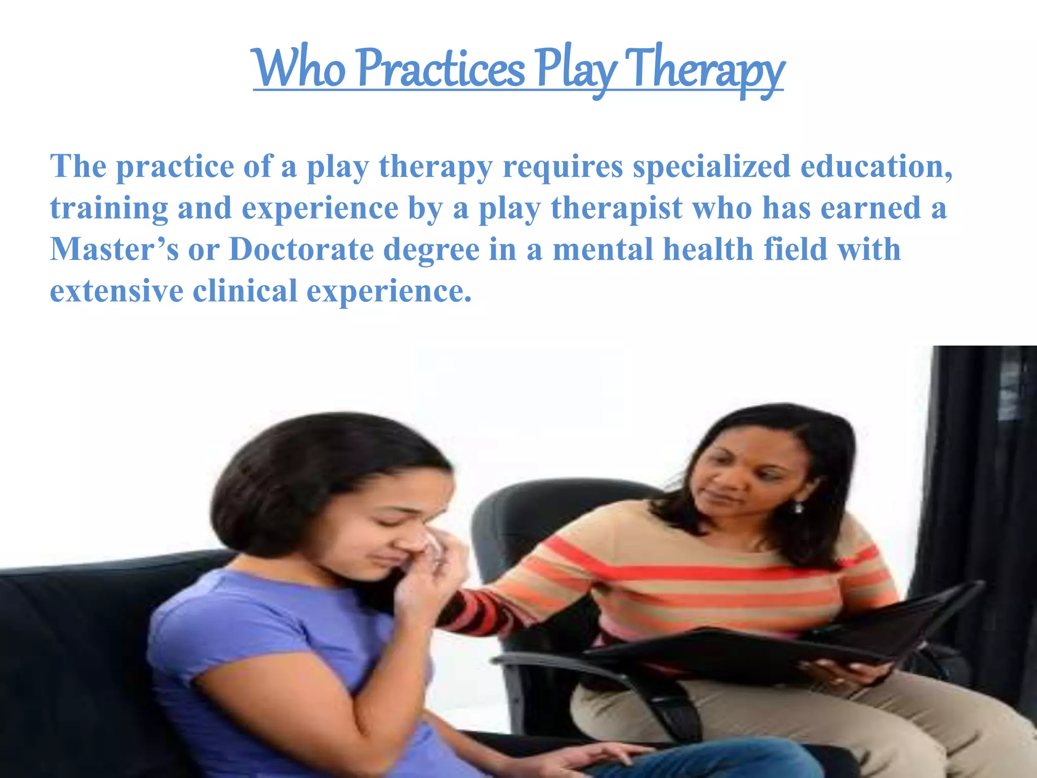 Play therapy for child | PPTX