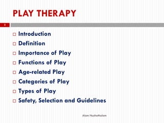 Play Therapy (Play in Children) | PDF