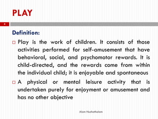 Play Therapy (Play in Children) | PDF