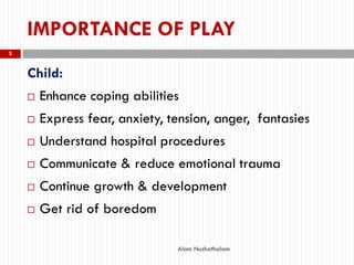 Play Therapy (Play in Children) | PDF