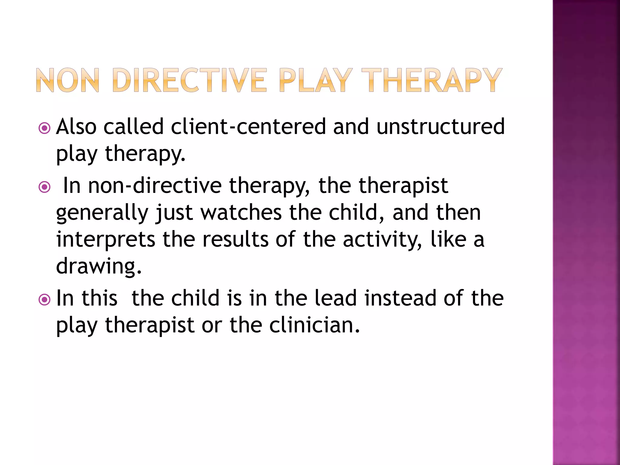 Play therapy | PPTX