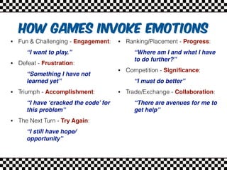 Play to Learn - Invoking Emotions for Deeper Learning | PPT