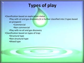 Play types and related petroleum systems | PPTX