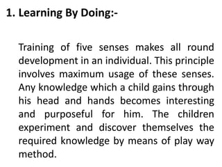 Play Way Method - Presentation by Satnarain Singh | PDF