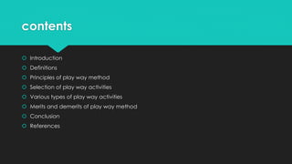 Play way Method | PDF
