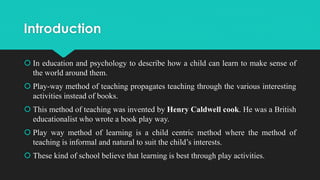 Play way Method | PDF