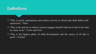 Play way Method | PDF