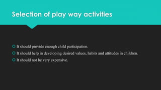 Play way Method | PDF