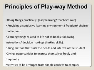Play Way Method | PPT