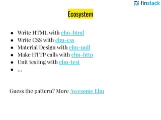 Play with elm - Choucri fahed, Finstack - Lambadays | PDF | Web Development | Internet