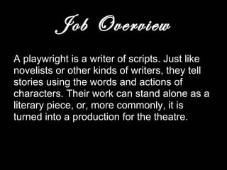 Playwright | PPT