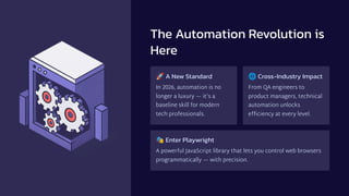 Mastering Playwright with JavaScript: Automate Web Testing Efficiently ...