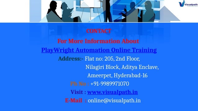 PlayWright Automation Training | PlayWright Training.pptx