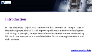 Playwright Course Online | Playwright Automation Online Training | PPT