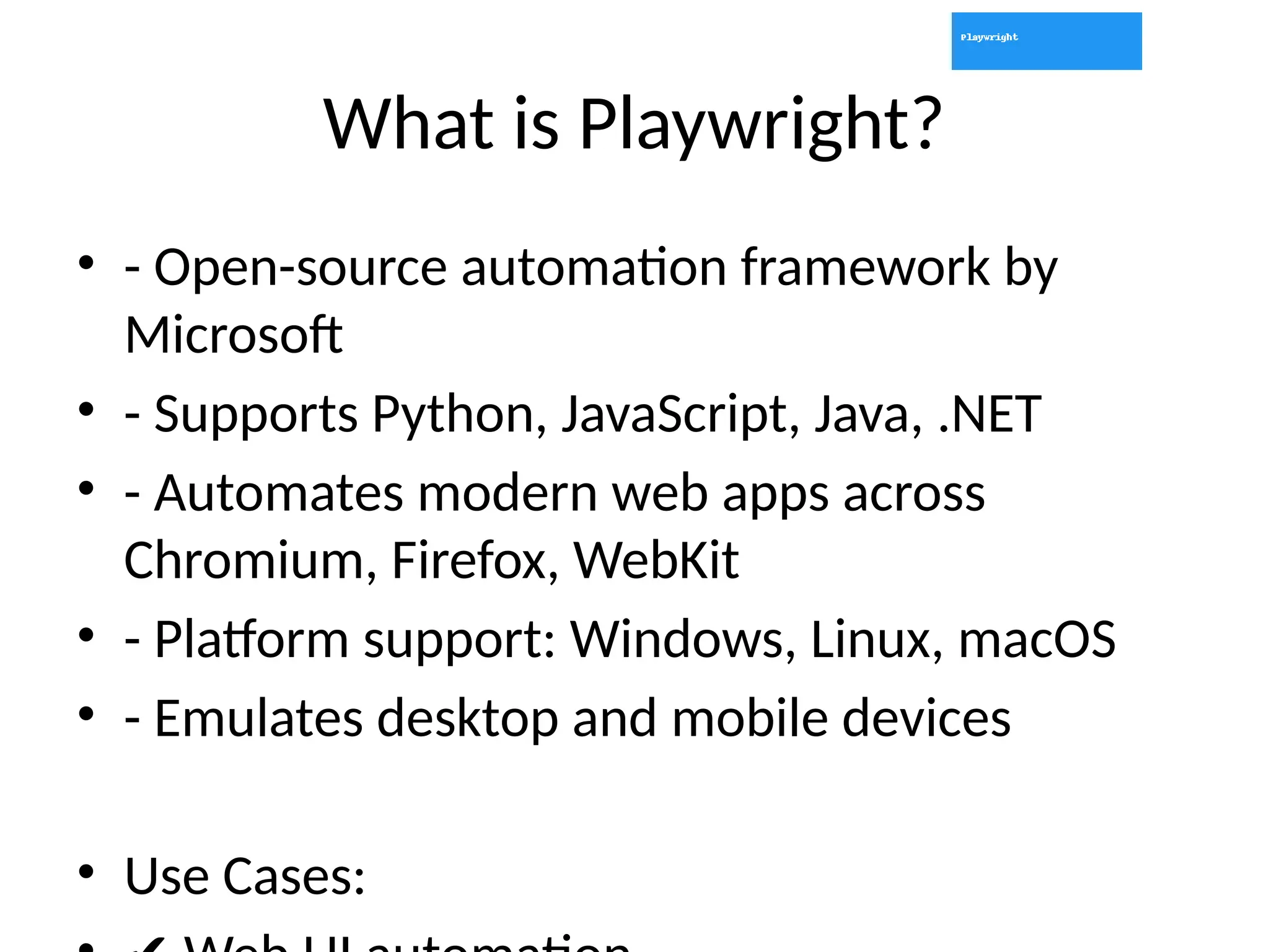 Playwright_Python_Presentation_With_Diagrams.pptx
